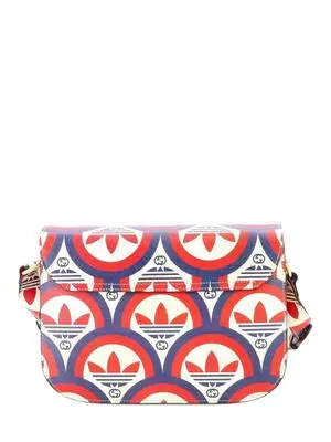 GUCCI X Adidas Horsebit 1955 Printed Leather Small Shoulder Bag