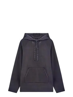 Giorgio Armani Raglan-sleeve Hoodie - Grey