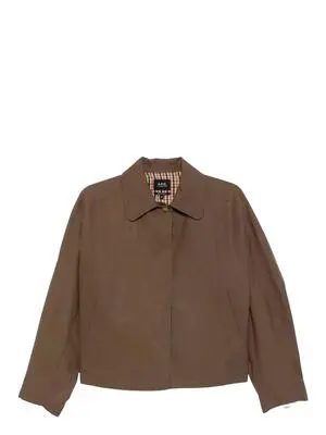 A.p.c. Logo-button Jacket - Green