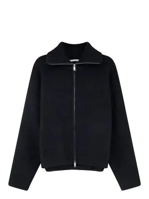 Studio Nicholson Sandos Extrafine Merino Wool Cardiga - Black