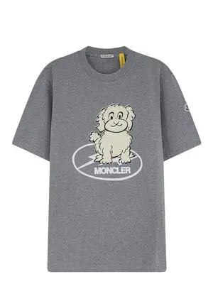 Moncler Cotton Tshirt - Grey