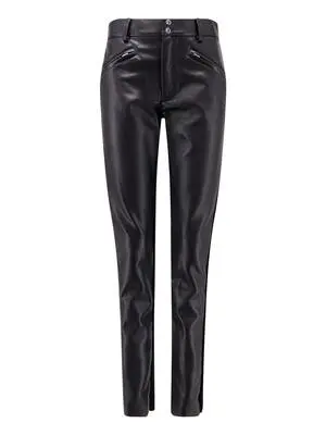 Sacai Faux Leather Trousers - Black