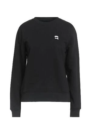 Karl Lagerfeld Sweatshirt Size Organic Cotton, Recycled Polyester - Black