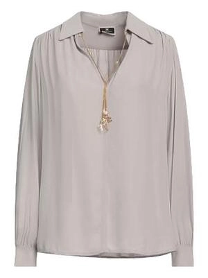 Elisabetta Franchi Top Taupe Size Viscose - Grey
