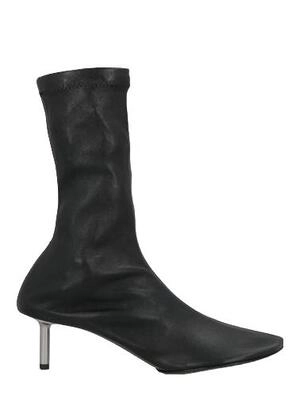 JIL SANDER Ankle Boots Size Leather - Black