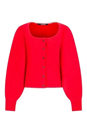 Jacquemus Wool Cardigan - Red