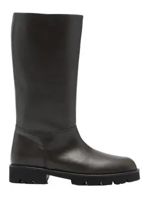 Dear Frances Loch Leather Boots - Brown