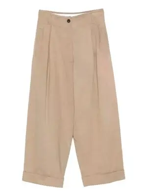 TELA Tyler Pleated Trousers - Neutrals