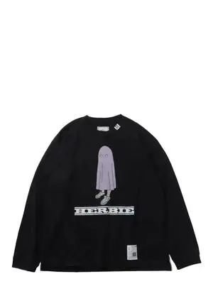 Mihara Yasuhiro Graphic-print Long-sleeve T-shirt - Black