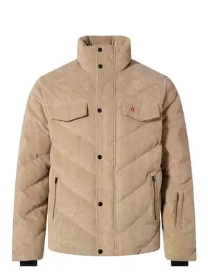 Perfect Moment Chevron Quilted Down Jacket - Neutrals
