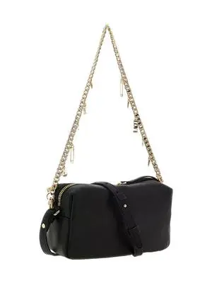 Pinko Love Birds Charm-detail Shoulder Bag - Black