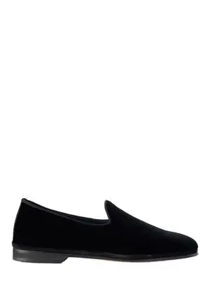 Rubinacci Velvet Loafers - Black