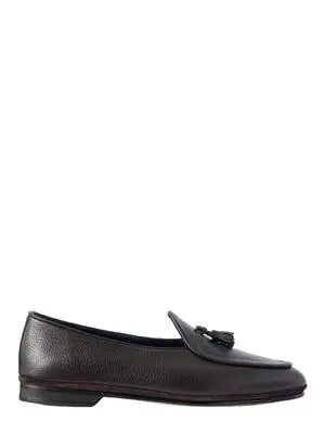 Rubinacci Rubinacci - Marfy Tasseled Full-Grain Leather Loafers - Men - Brown  Brown