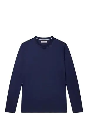 Canali Cotton-jersey T-shirt - Navy