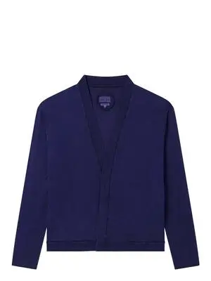 BLUE BLUE JAPAN Blue Blue Japan - Cotton-Jersey Cardigan - Men - Blue - S