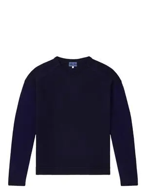 Blue Blue Japan Wool-blend Sweater - Blue