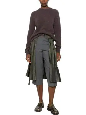 BASE MILANO Crew-neck Sweater - Brown