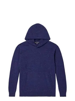 BEGG & CO. Brennan Cashmere Hoodie - Navy
