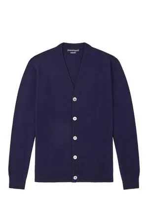 BEGG & CO. Heriot Cashmere Cardigan - Navy