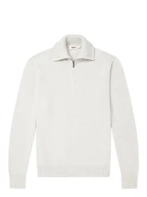 Altea Altea - Half-Zip Virgin Wool Sweater - Men - Gray - S Gray