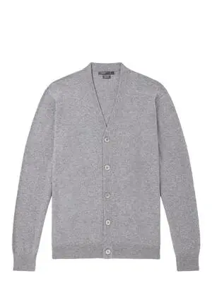 BEGG & CO. Heriot Cashmere Cardigan - Gray