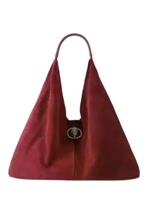 Kurt Geiger Large Chelsea Slouch Bag Red