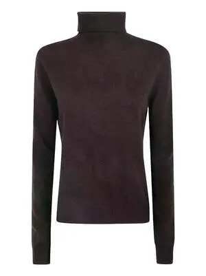 ABSOLUT CASHMERE Roll-neck Cashmere Sweater Brown