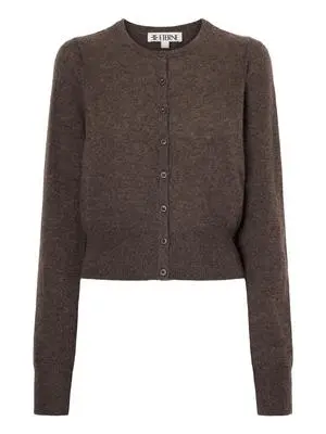 Eterne Reese Cashmere Cardigan - Brown