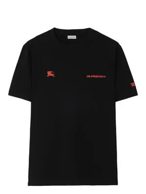 Burberry Cotton London Map T-shirt Black