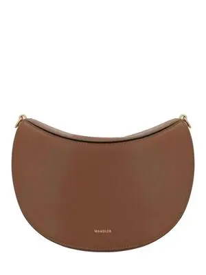 WANDLER Kate Shoulder Bag In Smooth Leather - Saddle