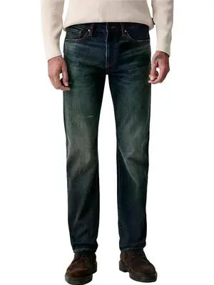 Armani Exchange Faded Whiskered Jeans - Blue