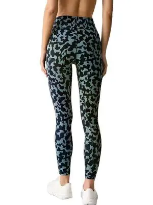 CASALL Essential Camouflage-print Leggings Blue