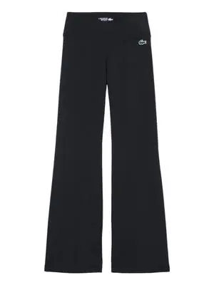 LACOSTE High-waisted Slightly Flared Trousers