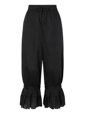 Staud Light Cotton Cropped Pants - No