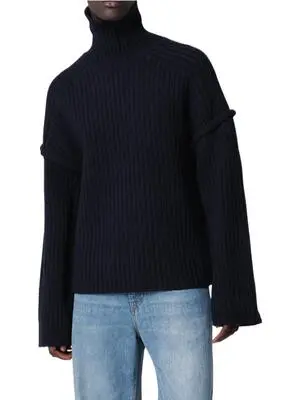 Séfr Turtleneck Sweater - Deep Blue