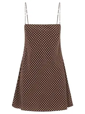 Matteau Silk Polka Dot Dress - No