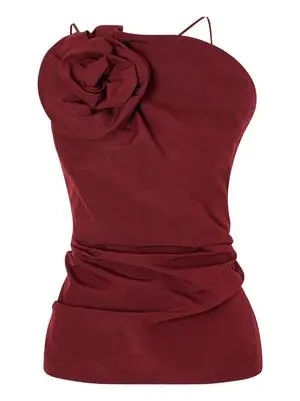 MAGDA BUTRYM Floral-appliquéd  Cami