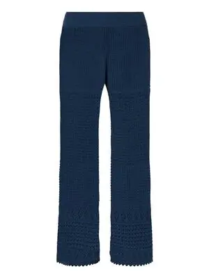 ERES Crocheted Straight-leg Pants - No