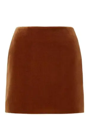 BLAZÉ MILANO Jealousy Cotton-velvet Mini Skirt - No