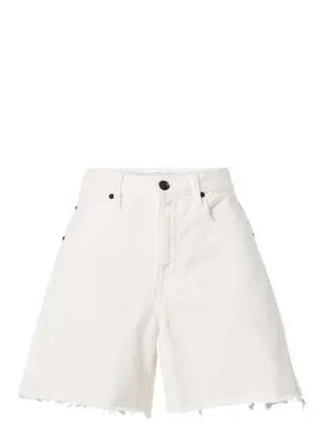 SLVRLAKE Sienna Frayed Denim Shorts - No