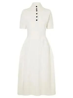 Proenza Schouler Mathilde Ribbed Stretch-jersey Midi Dress - No