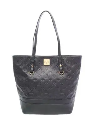 LOUIS VUITTON 2011 Monogram Empreinte Citadine Pm Tote Bag - Blue