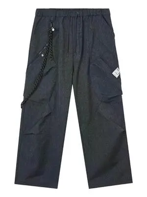 MUSIUM DIV. Panelled Cargo Pants - Blue