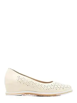 SERGIO MORETTI FIRENZE Perforated Wedge Pumps