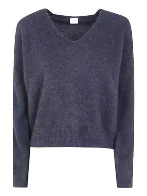 CT PLAGE V-neck Knitted Sweater - Grey