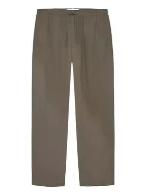 NEW AMSTERDAM SURFASSOCIATION Logo-patch Drawstring Trousers - Neutrals