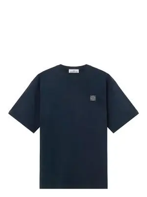 Stone Island 2100030 Combed Organic Cotton Jersey T-shirt - Blue