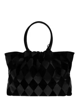 Zimmermann Cloud 91 Harlequin-patchwork Tote Bag - Black