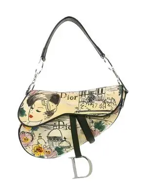 Dior 2005 John Galliano Saddle Shoulder Bag - Neutrals