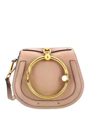 Chloé Nile Leather Small Crossbody Bag - Neutrals